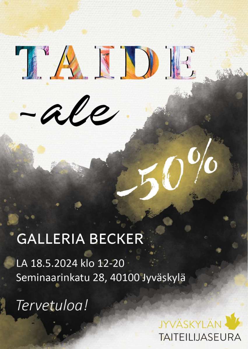 Galleria Becker ja taidelainaamo Yläkaupungin Yössä 18.5.2024