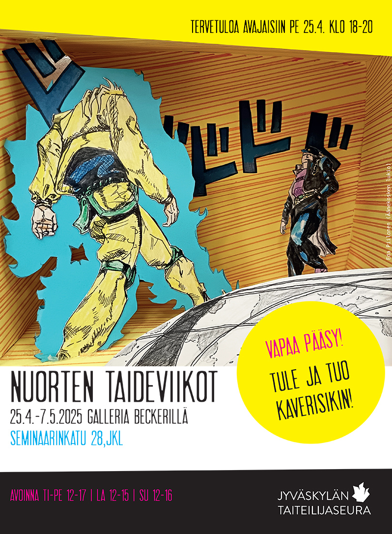 Nuorten taideviikot, 26.4.-7.5.2025, Galleria Becker